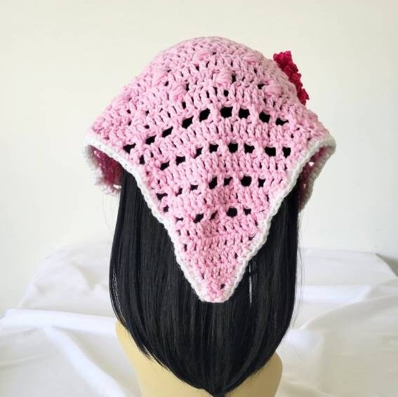 Pink Breast Cancer Ribbon Bandana Chemo Hair Scarf Handmade - Etsy