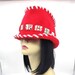 Red Christmas Fedora Crochet Hat Women Handmade Christmas - Etsy
