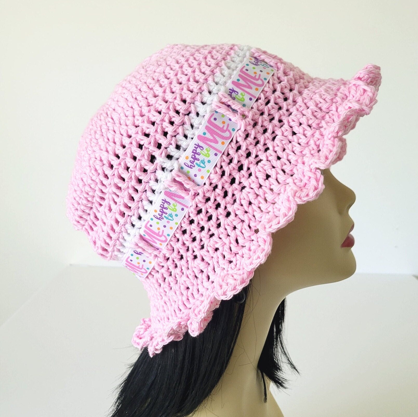 Pink be Kind Bucket Hat for Women Handmade Sun - Etsy