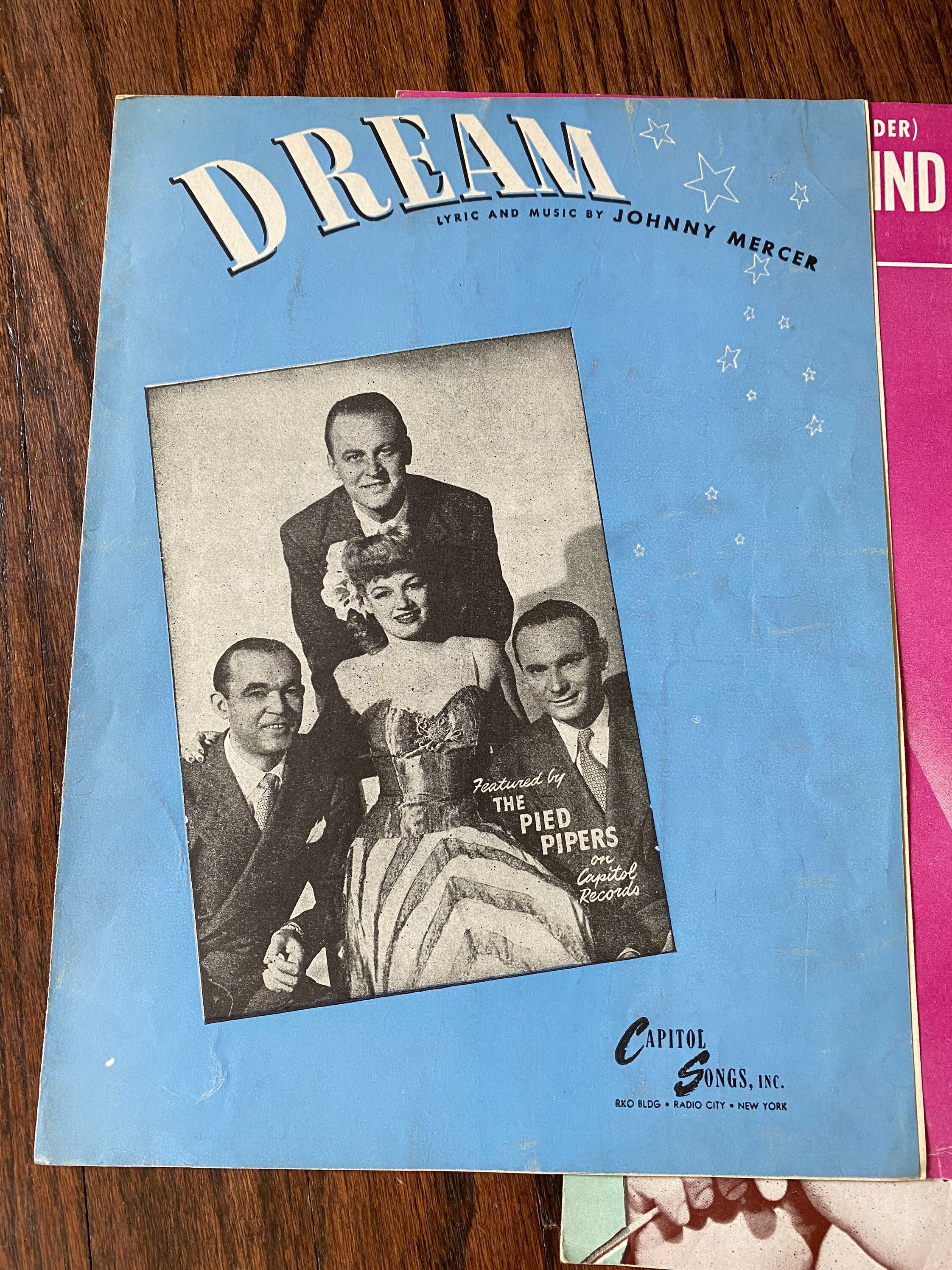 Vintage Sheet Music Assorted Set of 4 | Etsy