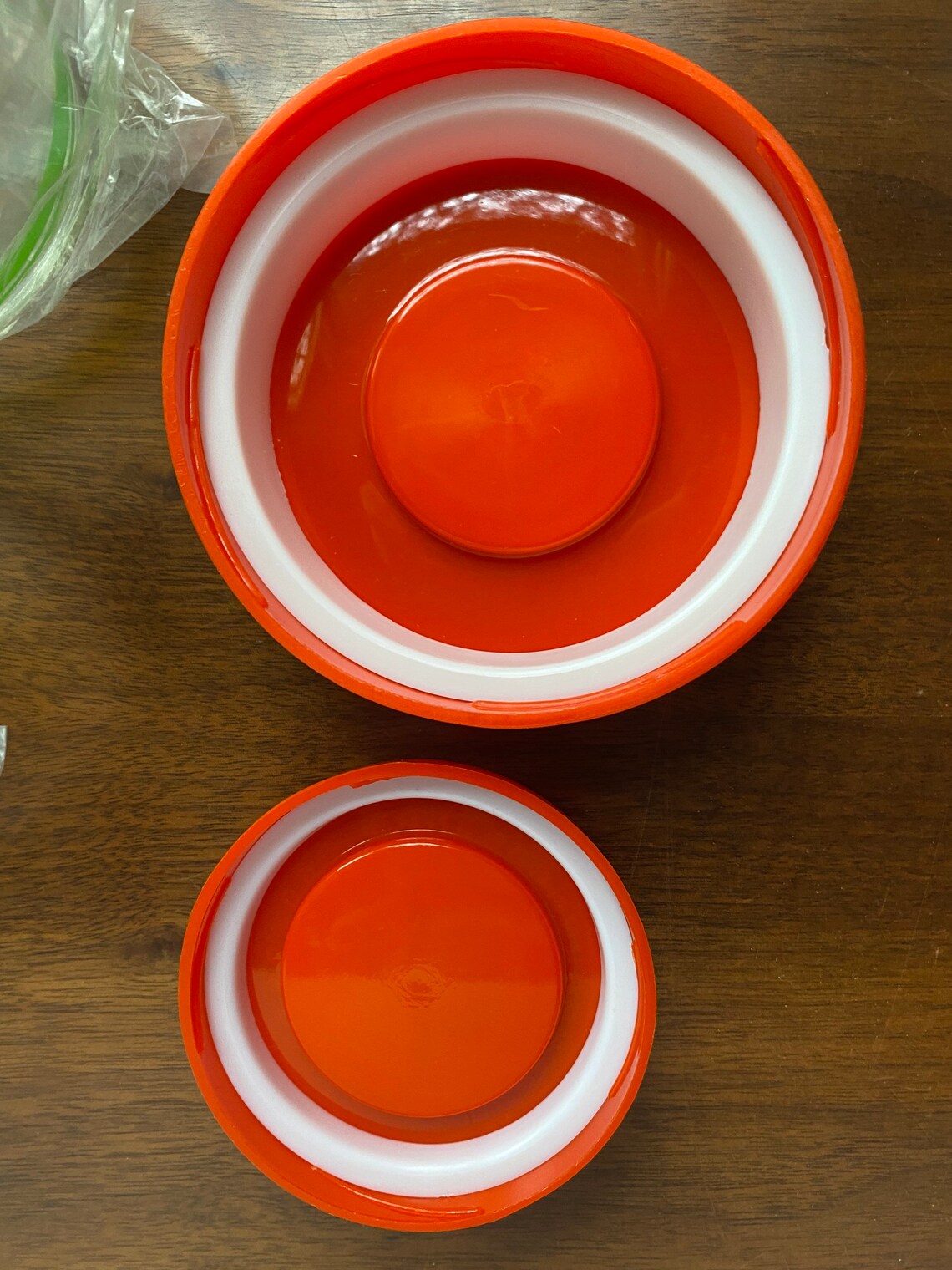 Retro Set of Two Storage Containers Date Dial Lids | Etsy