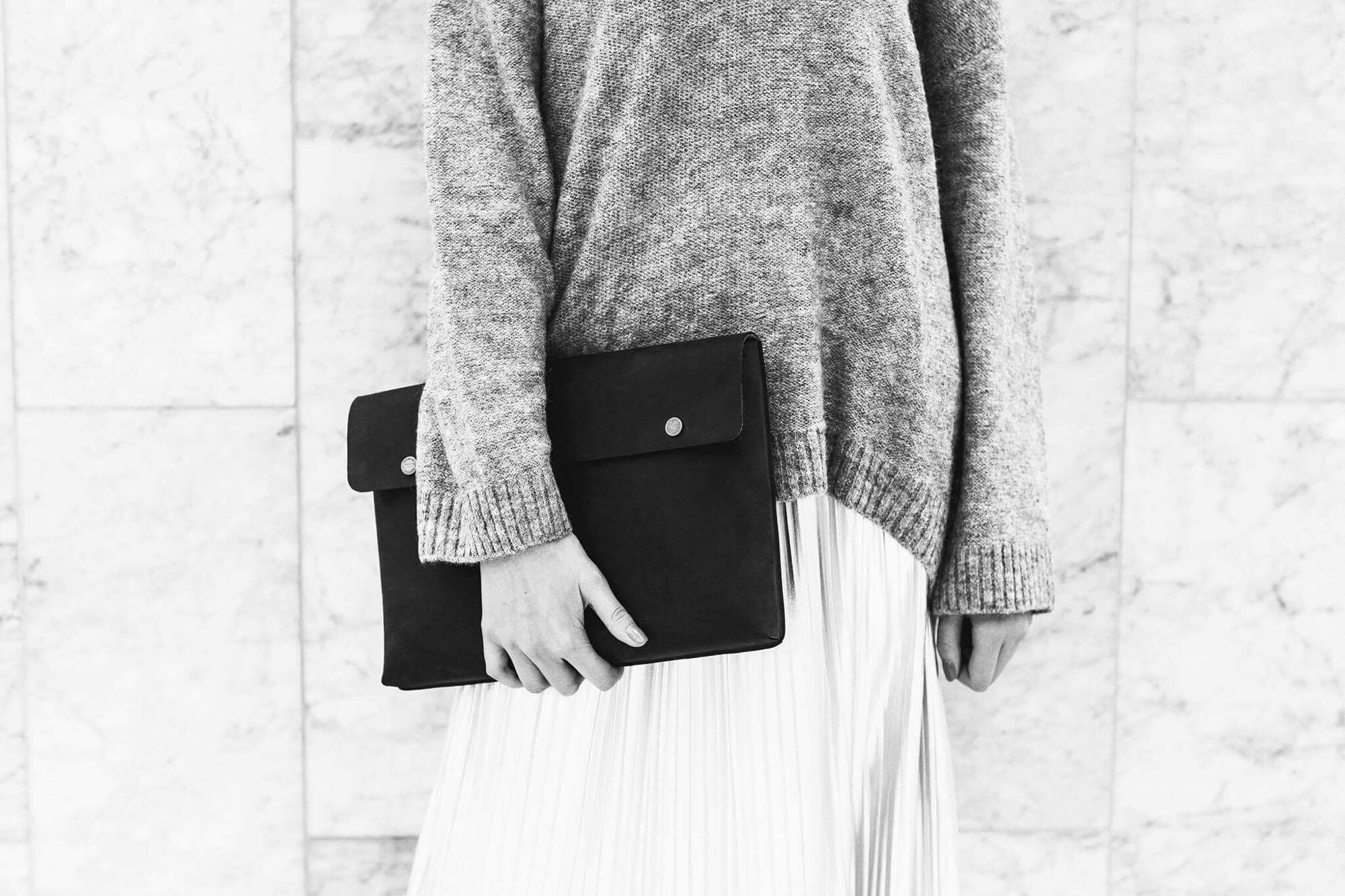 Laptop Sleeve Minimalist Laptop Case Genuine Leather MacBook Pro Case ...