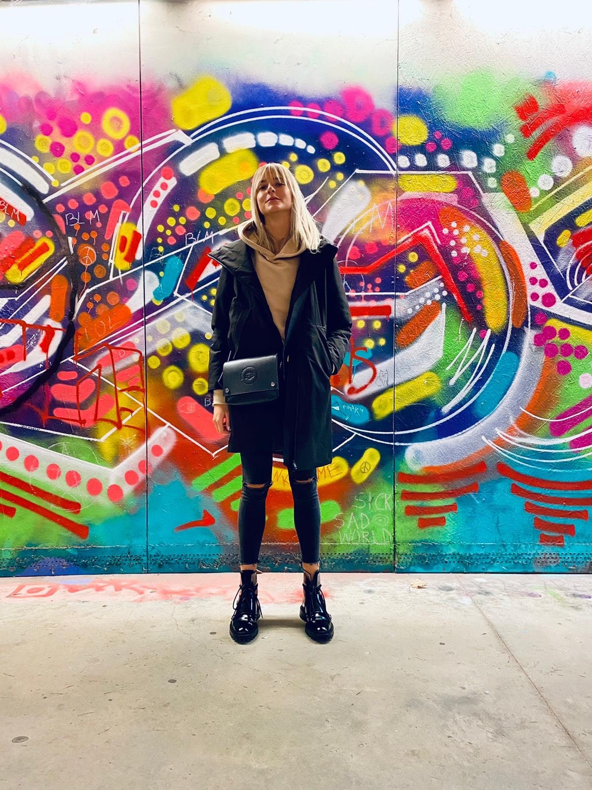 Rectangle Crossbody Boxy Bag Black Leather Waist Hip Belt Bag Wide ...