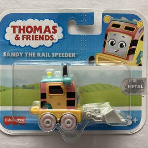 Fisher-price Thomas & Friends Sandy the Rail Speeder - Metal - New in ...