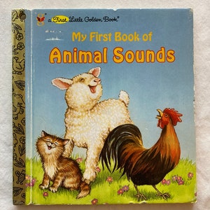 A First Little Golden Book My First Book of Animal Sounds - Etsy