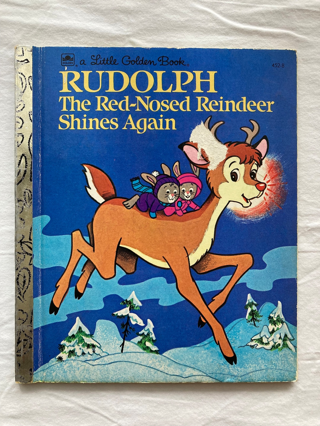 A Little Golden Book Rudolph the Red-nosed Reindeer Shines Again - Etsy
