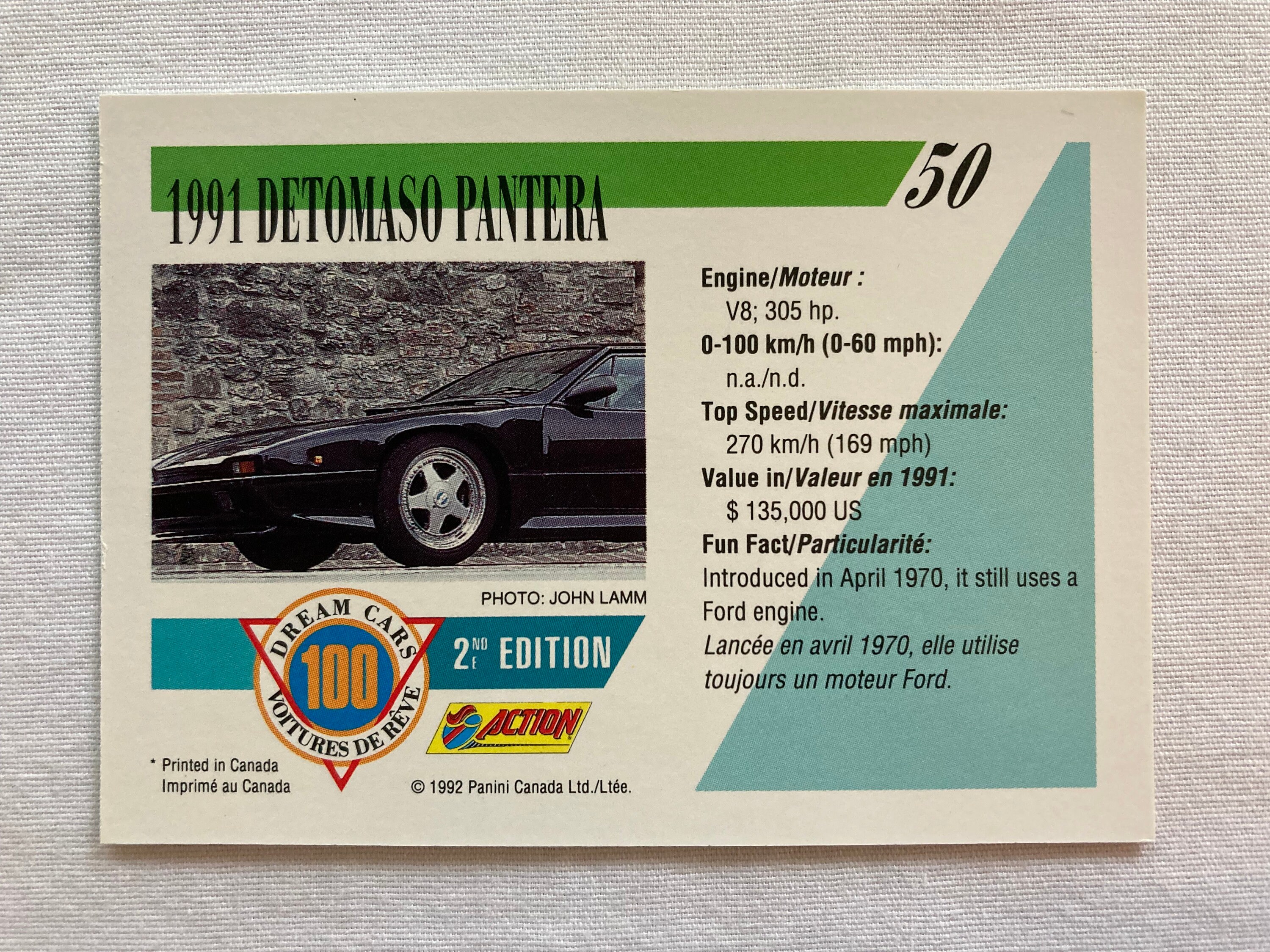 1991 Pantera Car