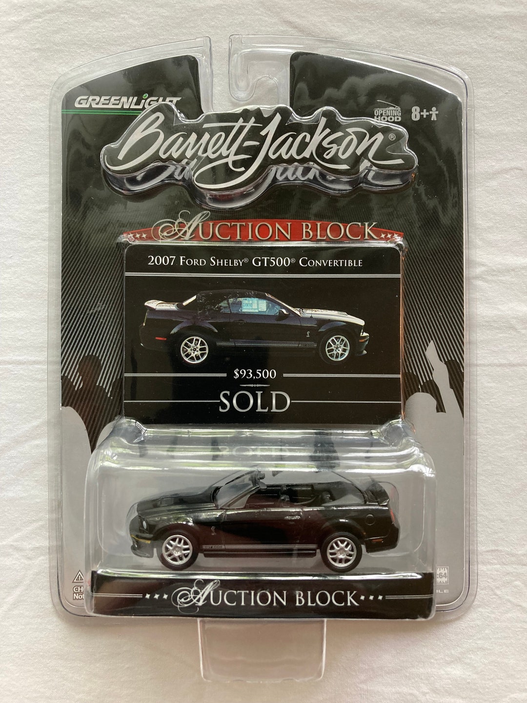 Greenlight Barrett-jackson Auction Block 2007 Ford Shelby GT500 ...