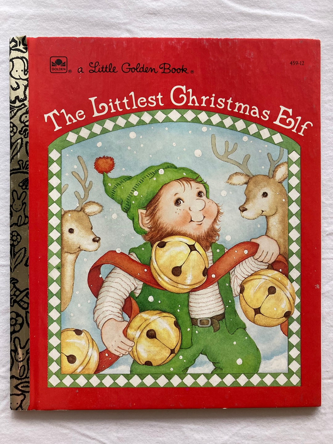 A Little Golden Book the Littlest Christmas Elf - Etsy