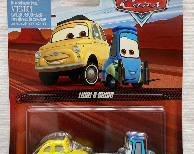 Mattel Disney Pixar Cars Luigi & Guido - 1959 Fiat 500, Alza Tutto ...