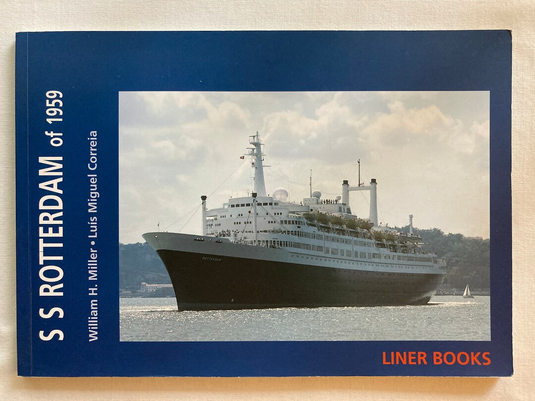 S.S. Rotterdam of 1959 Postcard Ocean Liner Books William H. Miller - Etsy