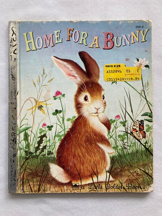 Vintage A Little Golden Book Home for A Bunny With Toys R Us | Etsy