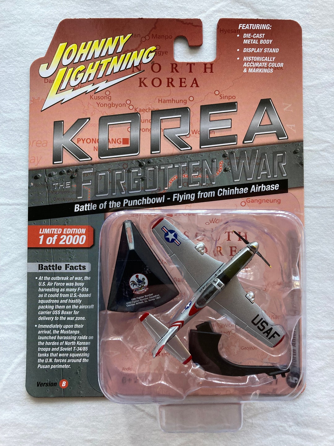 Johnny Lightning North American Aviation F-51D Mustang Korea Forgotten ...