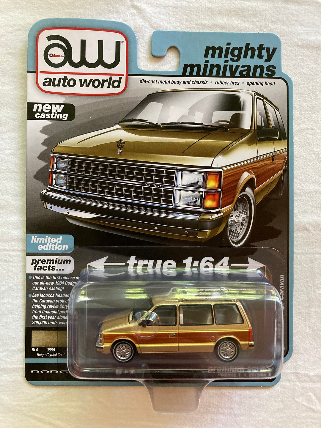 Auto World 1984 Dodge Caravan - Mighty Minivans - New in Package - Etsy