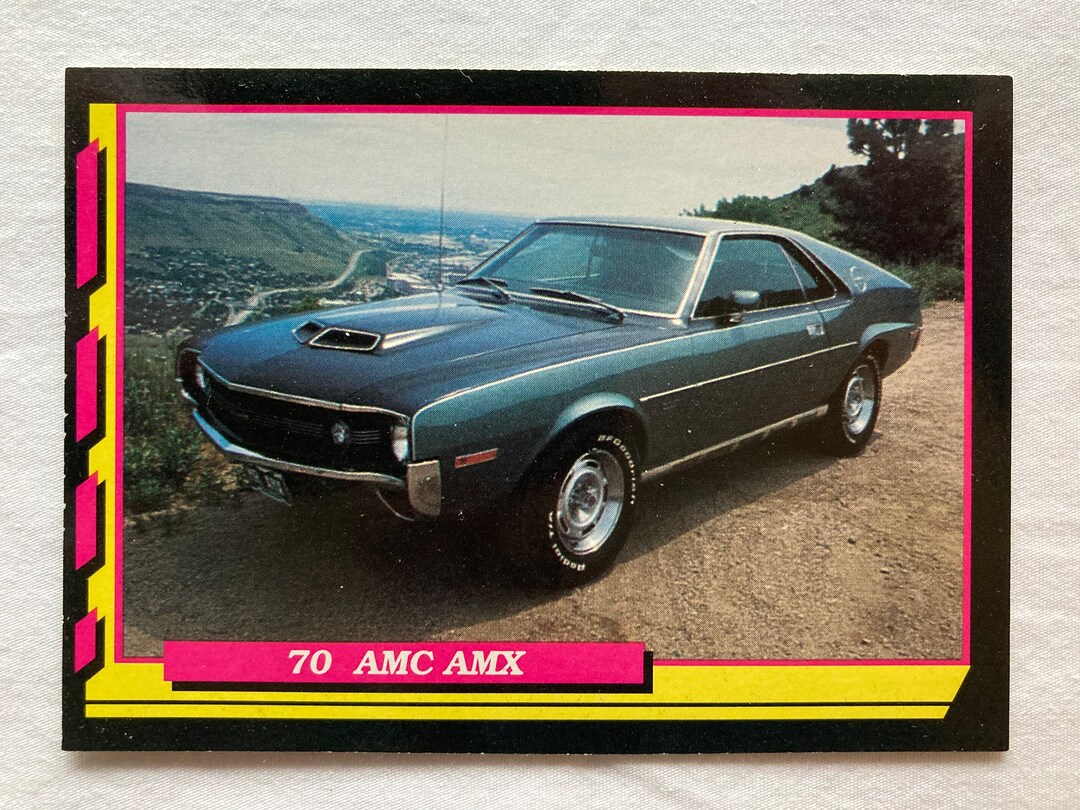 1970 AMC AMX Trading Card Muscle II Cards - Etsy