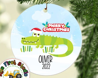 Alligator Christmas Ornament - Etsy