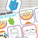 Hanukkah Activity Book Shadow Matching & Memory Activity for Toddlers ...