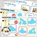 Construction Trucks Busy Activity Book Shadow Matching Activity for ...