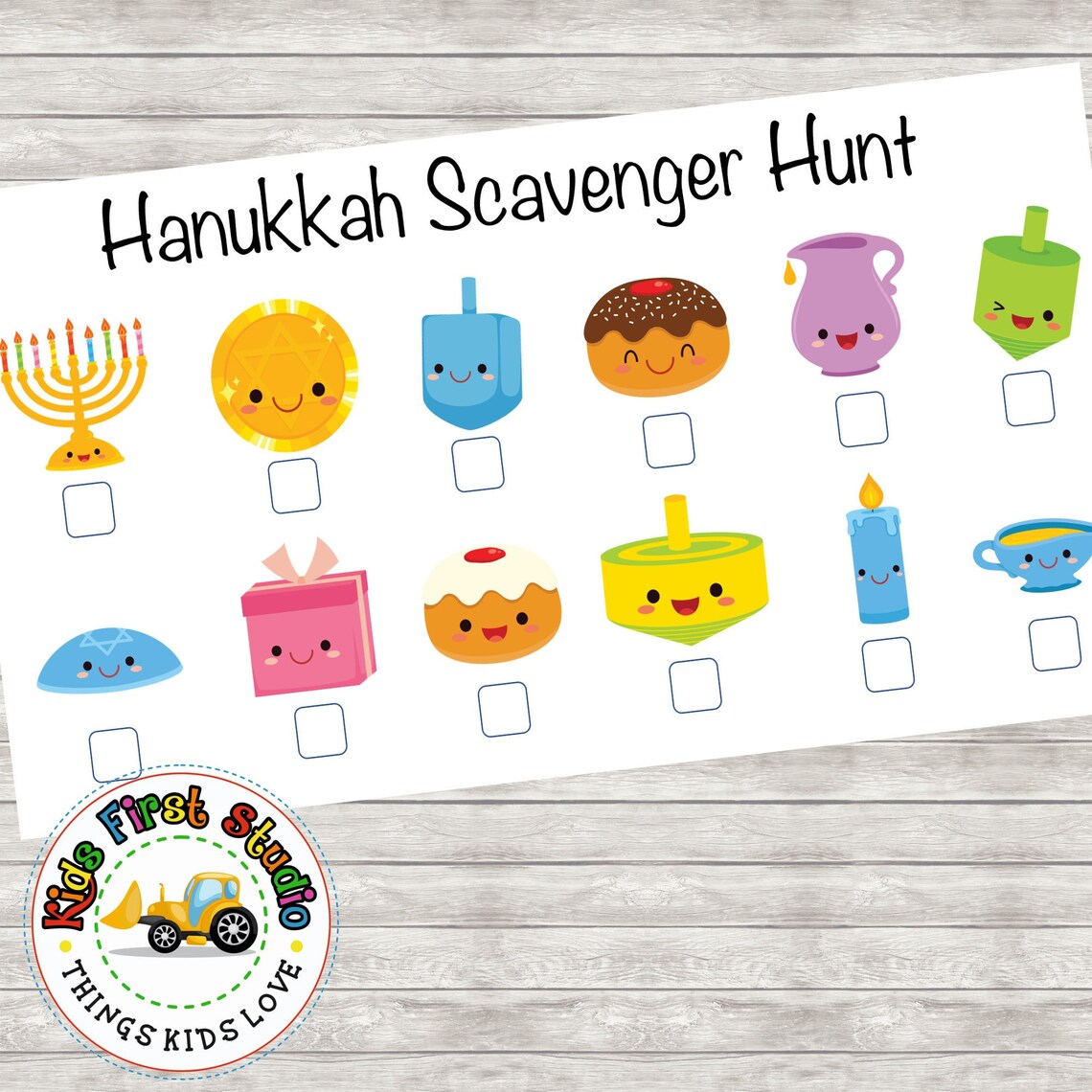 Hanukkah Scavenger Hunt Kids Hanukkah Game Printable - Etsy