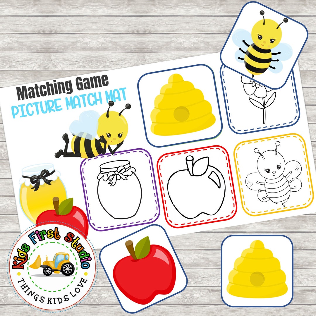 Rosh Hashanah Activity Book Shadow Matching & Memory Activity for ...