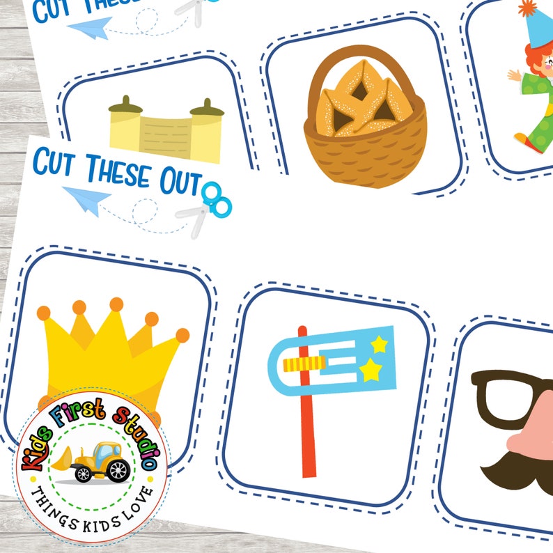 Purim Scavenger Hunt - Kids Purim Game Printable Printable Purim ...