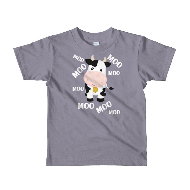 Farm Barnyard Animals Cow Goes Moo Shirt Toddlers Boy & Girl - Etsy