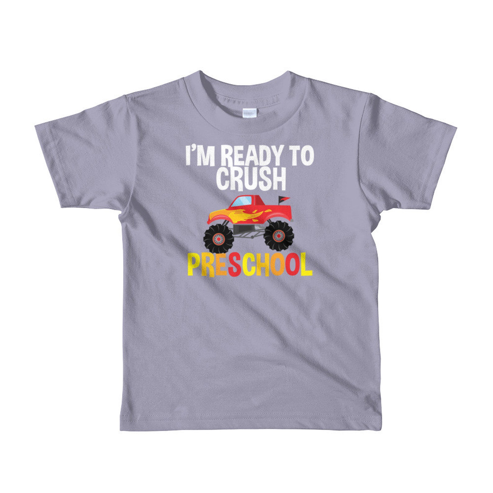 I'm Ready to Crush Preschool Back to School Monster Trucks - Etsy