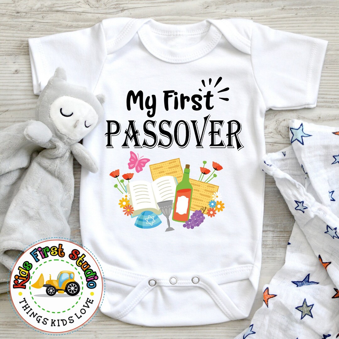 My First Passover Baby Boy Girl Bodysuit Outfit for Little Kids Jewish ...