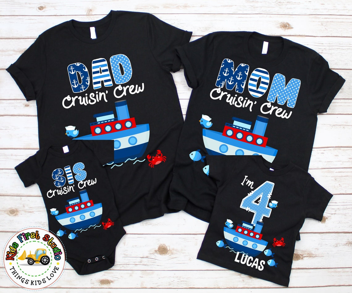 Family Matching Cruise Ship Birthday Crew Party Cruising Birthday ...
