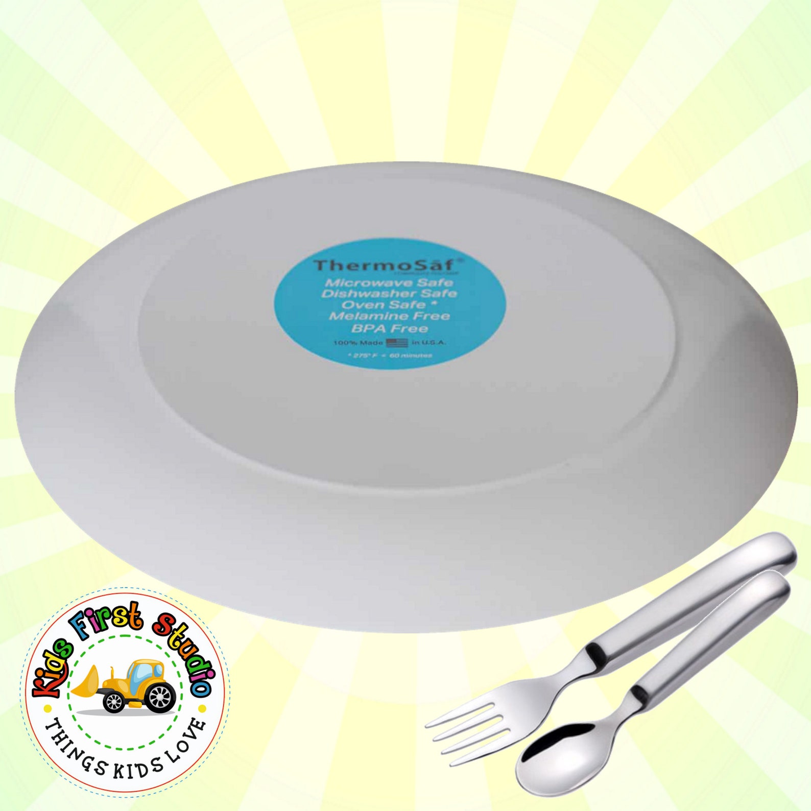 Personalized Emergency Vehicles Plate Toddler Kids Birthday | Etsy