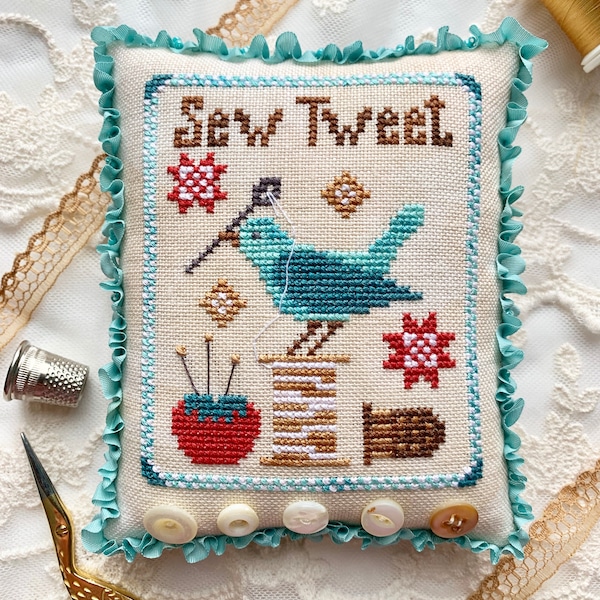 Cross Stitch Button - Etsy