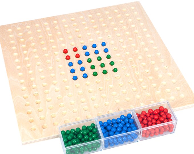 Wooden Square Root Board Montessori | Etsy