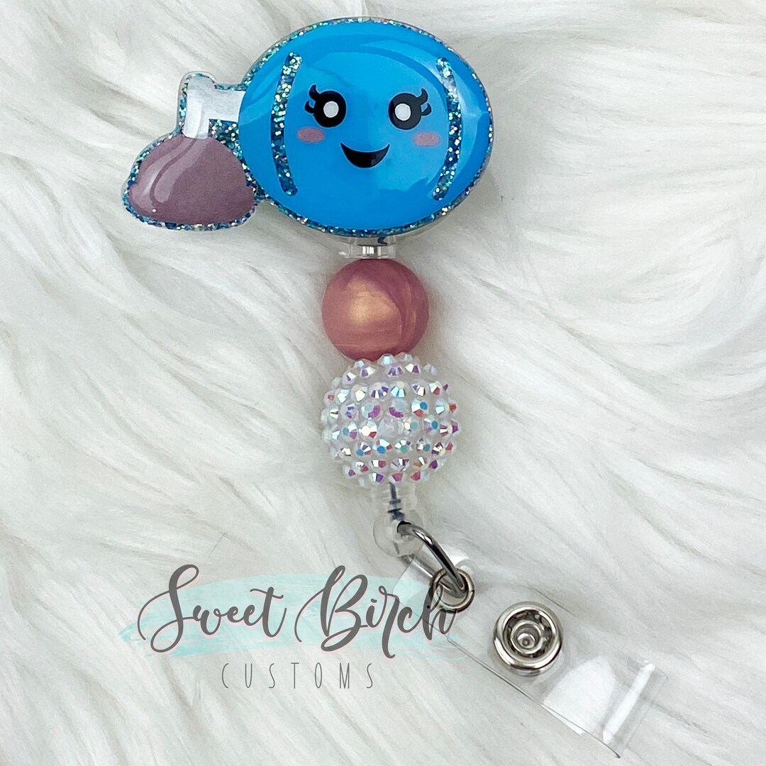 Ambu Bag Glitter Badge Reel | ER Paramedic EMS Nurse Badge Reel ...