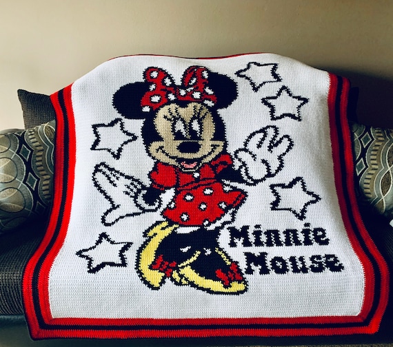 Mickey Mouse Crochet Afghan Pattern ART DISNEY SYMBOL CROCHET AFGHAN