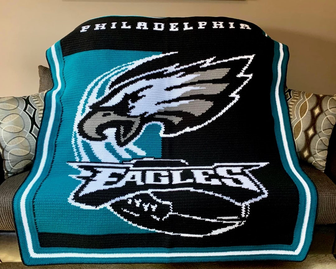 Philadelphia Eagles Afghan Crochet Pattern - Etsy