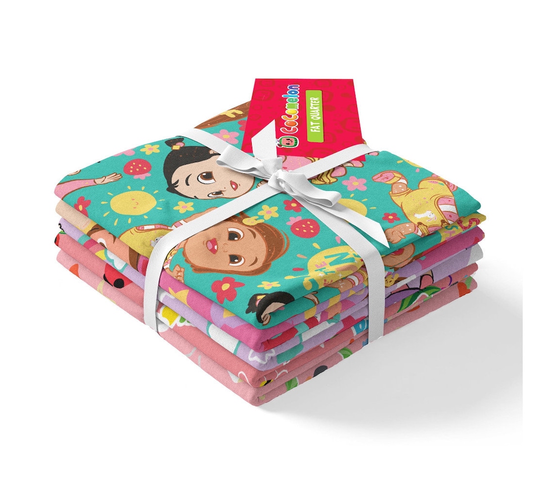 Cartoon Cotton Fat Quarter Bundle 100% Cotton Fabric Craft Supply STAX ...