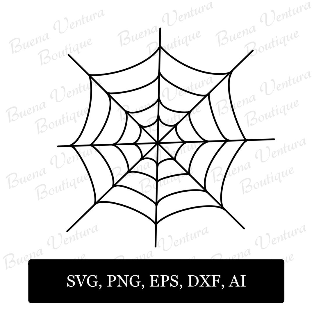 Spiderweb Cut File | SVG PNG Eps Dxf Ai Pdf Jpeg | Spooky Svg ...