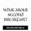 The Hobbit Now Serving Sign SVG, Funny Menu Sign SVG, Second Breakfast ...