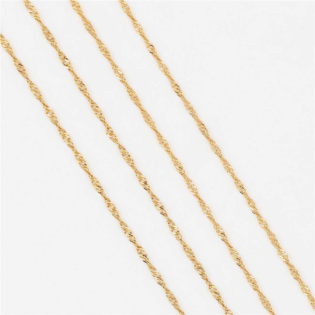 18 Inch - 20 Inch Gold Chain Link Necklace - Jewelry Making - for ...