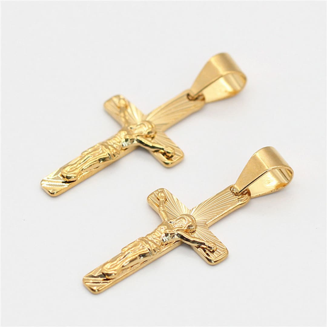 Christian Cross Necklace Pendant Cross Charm Gold Cross Pendants ...