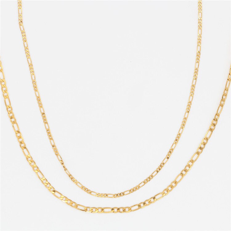 19 Inch Gold Necklace Chain Layering Necklace Jewelry - Etsy