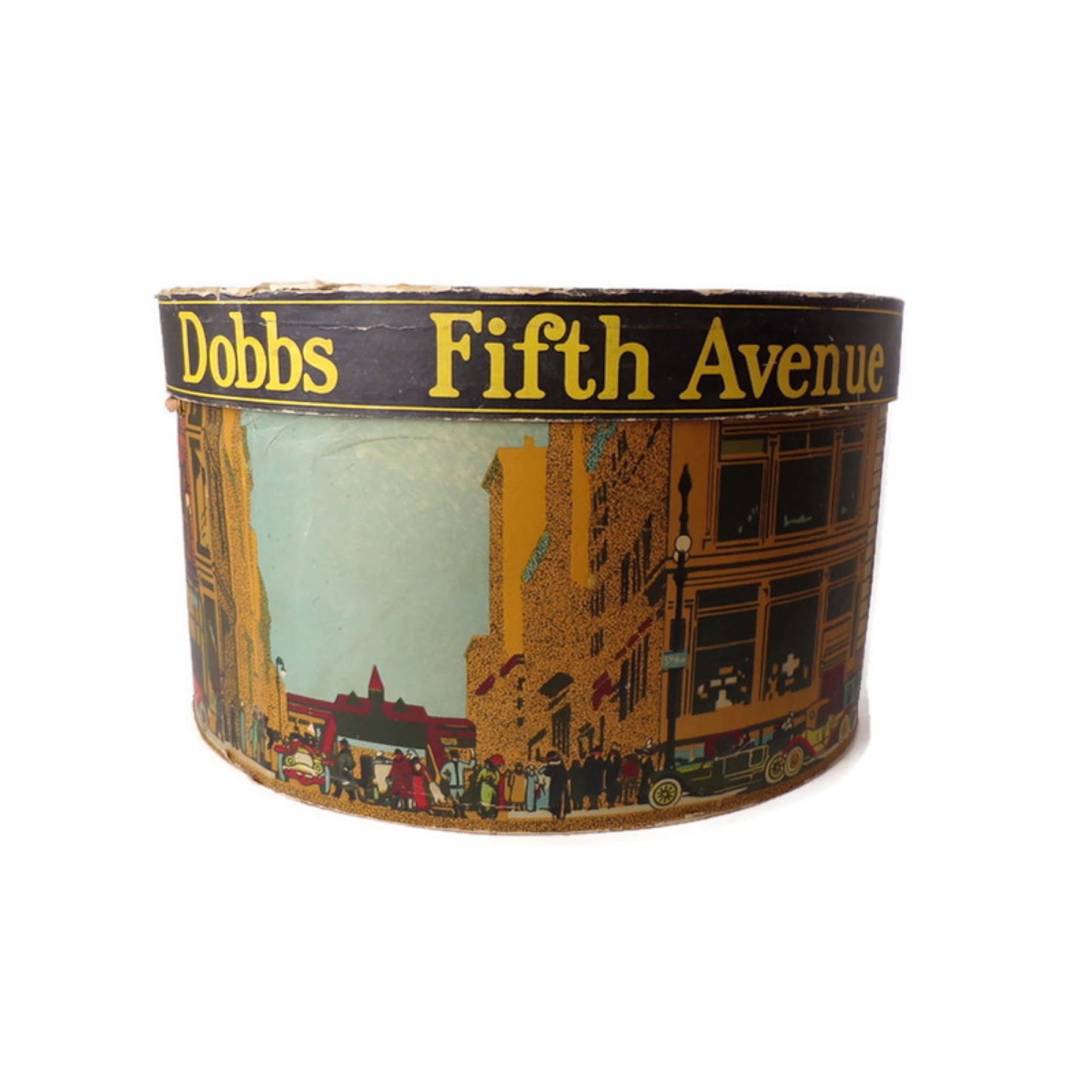 Dobb's & Co Hat Box New York Dobb's Fifth Avenue 1920's Scene - Etsy