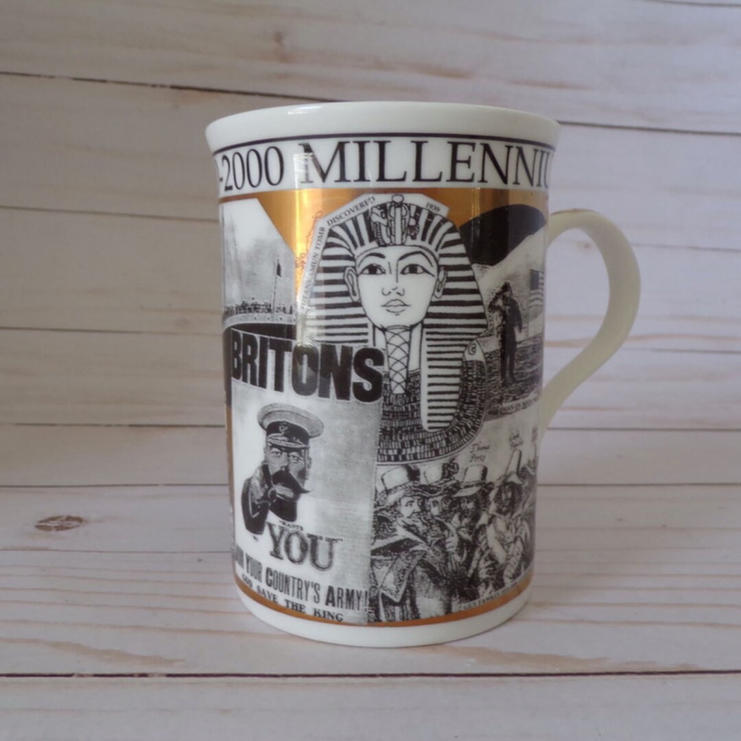 Millennium 1000 - 2000 Commemorative Mug Crown Trent Fine Bone China - Etsy