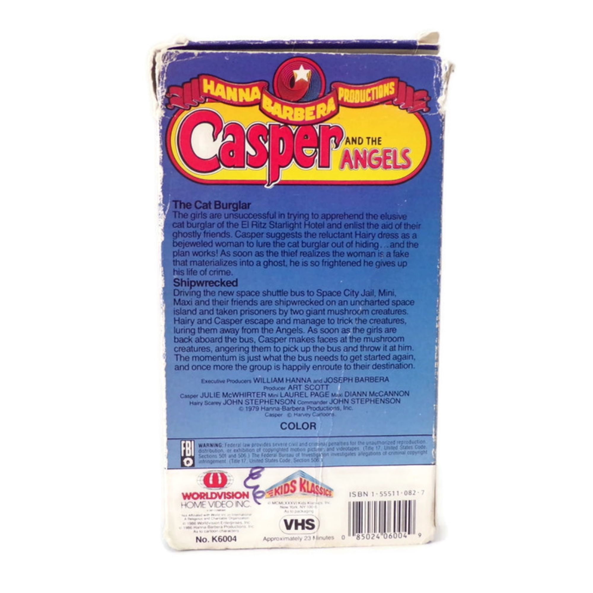 Casper and the Angels VHS Animation Classic 1986 - Etsy