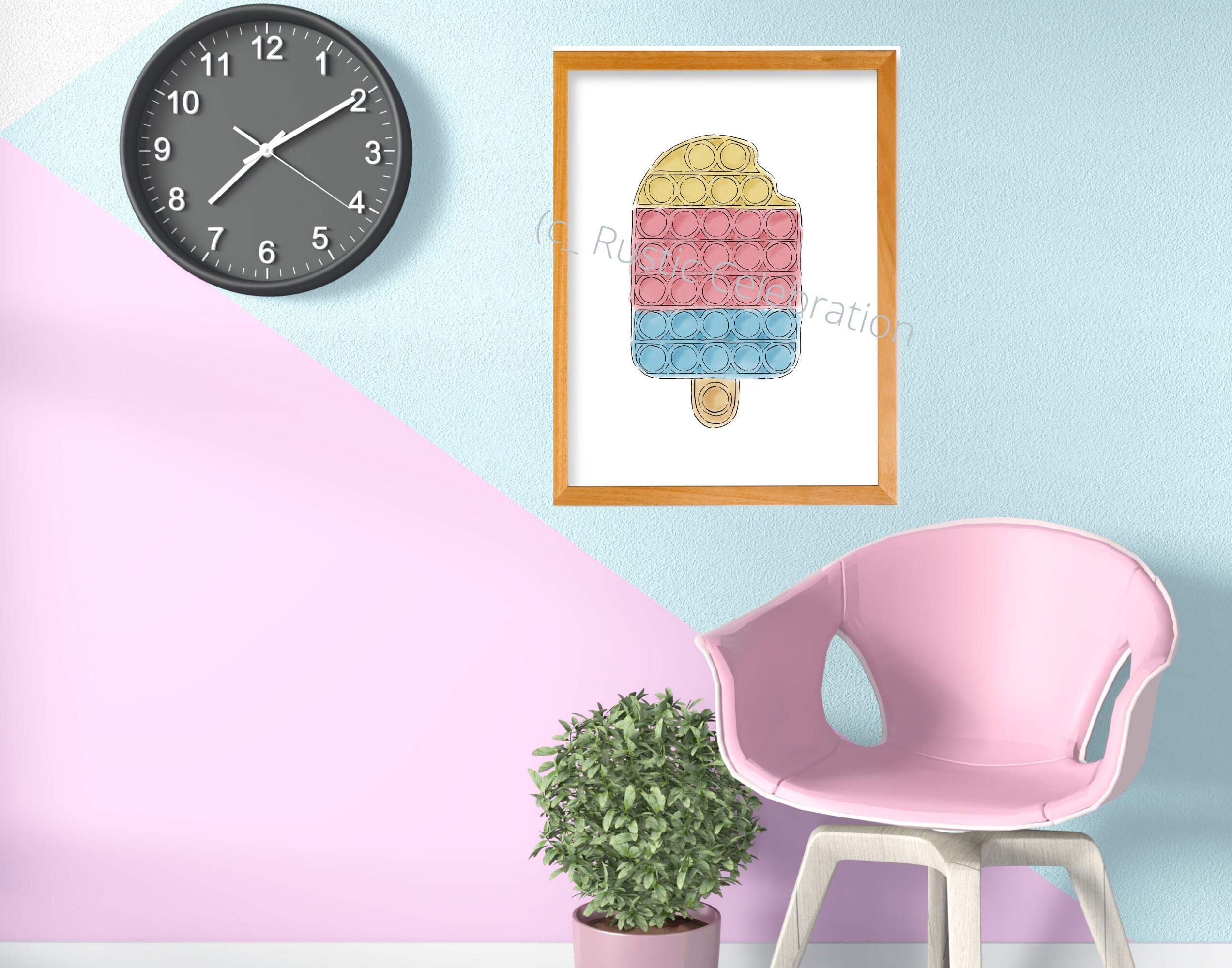 Fidget Toy Wall Art Pop It Wall Art Girls Kids Teen Room Wall Art Fun ...