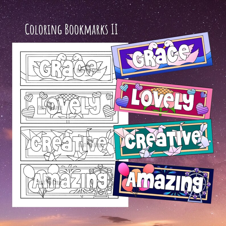 Positive Quotes (set of 8), PDF Download Coloring Bookmarks, Printable ...