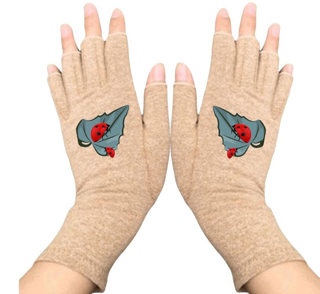 Fingerless Gloves for Arthritis, Customized, Women Fingerless Gloves ...