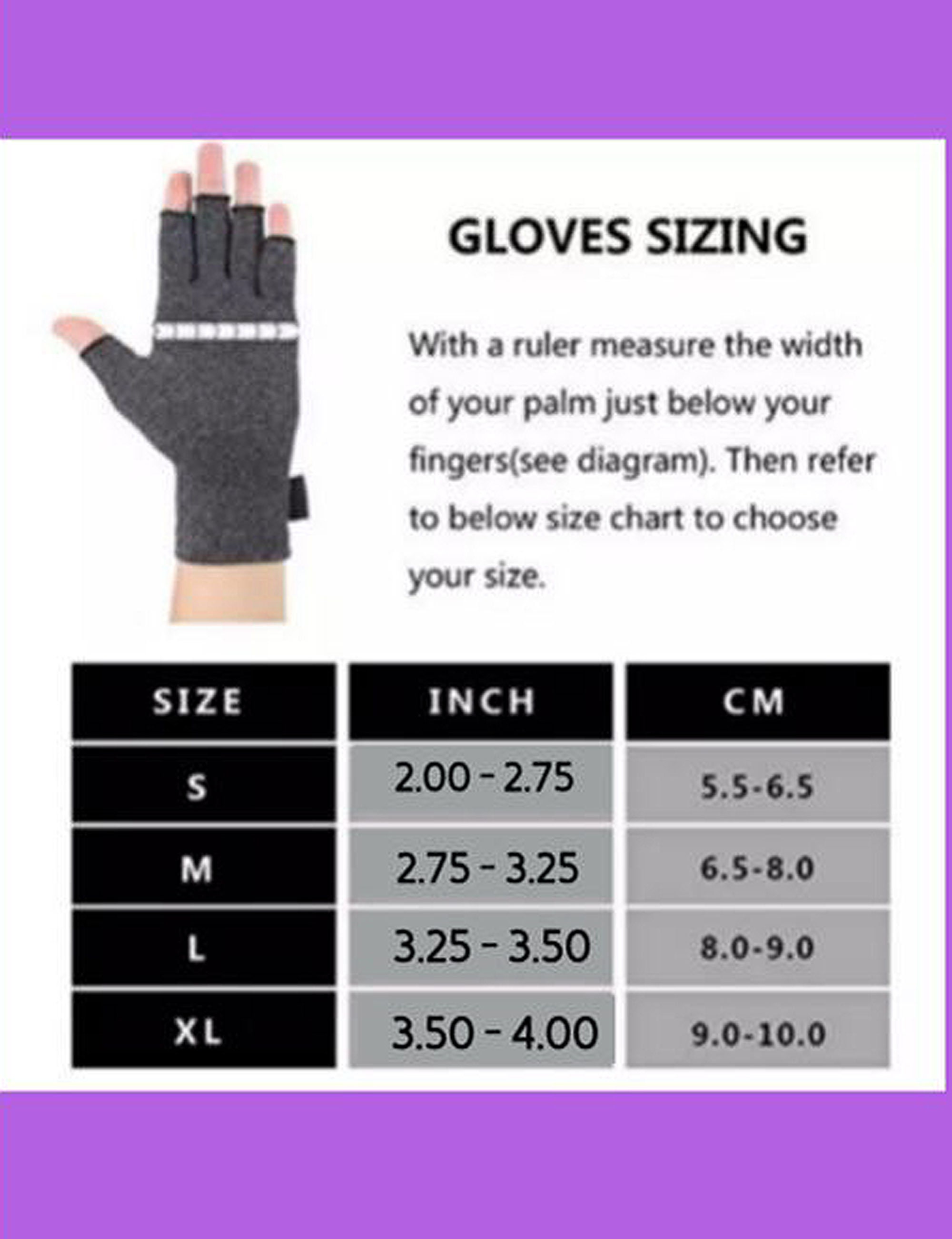 Floral Fingerless Compression Gloves: Arthritis Relief, Texting Gloves ...