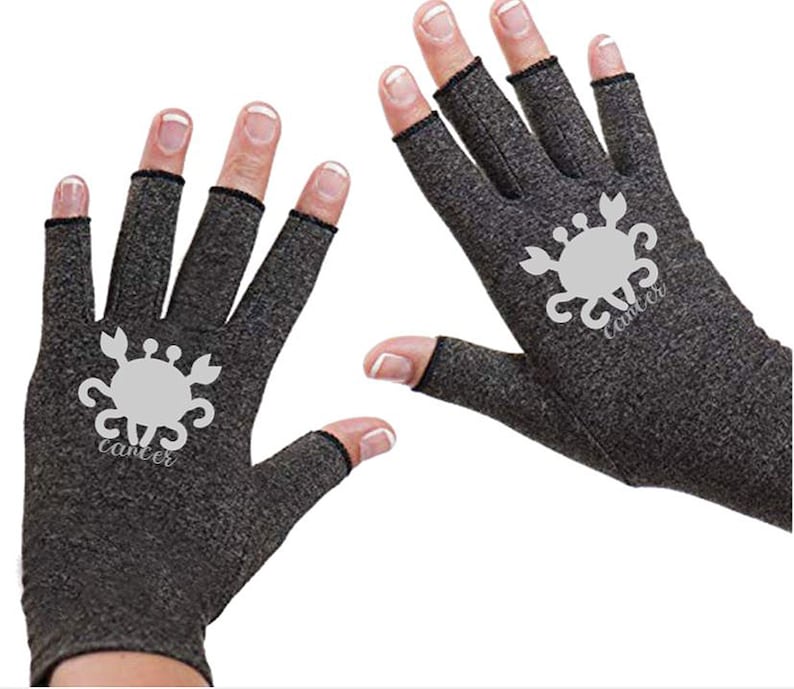 Cancer Zodiac Fingerless Gloves for Arthritis Arthritis | Etsy
