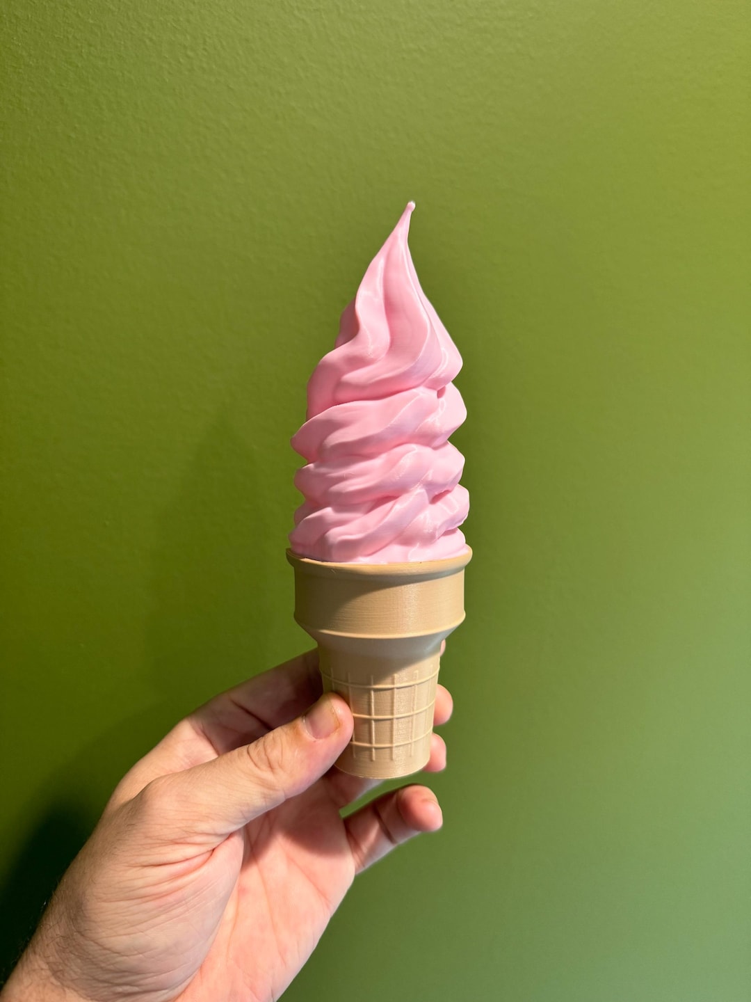Soft Serve Ice Cream Wall or Shelf Sculpture, Artist Designed, 3D ...